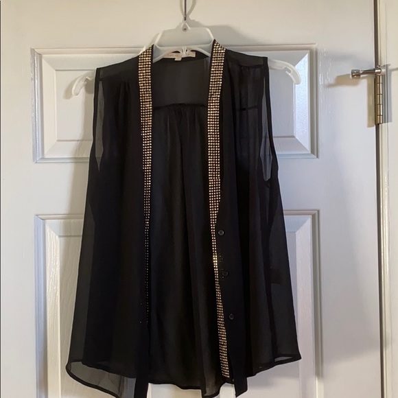 Sweet Rain | Tops | Sweet Rain Sheer Black Top | Poshmark